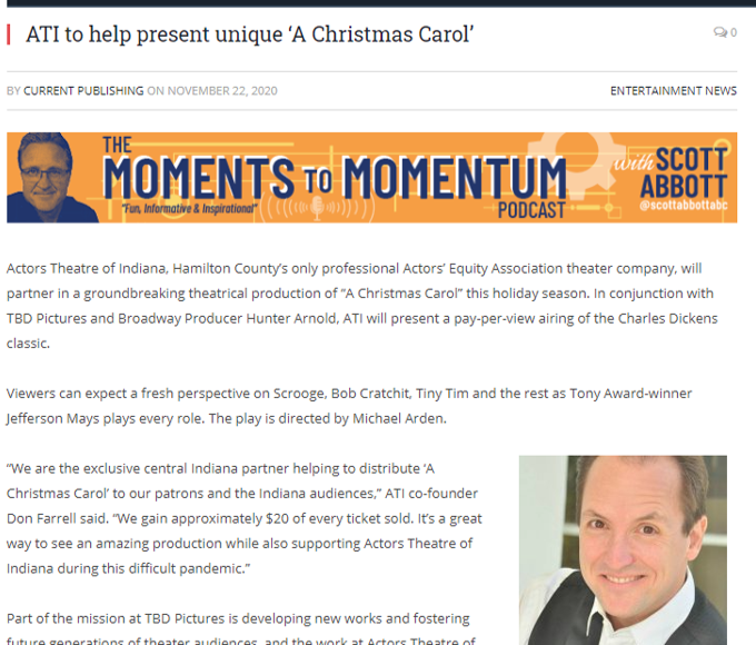 current-media - Actors Theatre of Indiana